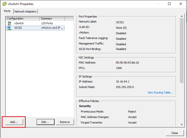 How to Configure ESXi Storage Networks in vSphere