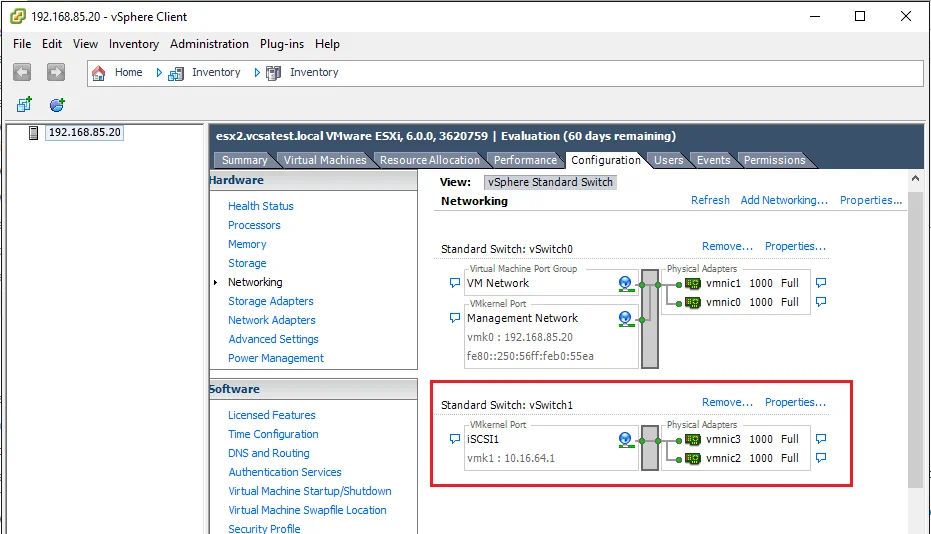 How to Configure ESXi Storage Networks in vSphere