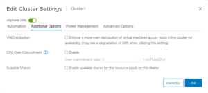 How to Configure a DRS Cluster in VMware