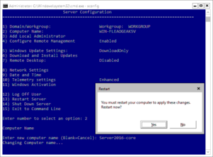 How to Install Windows Server 2016 Core