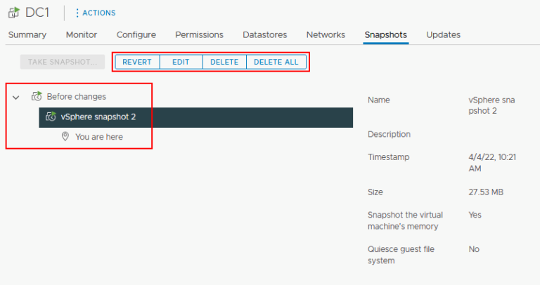 VMware Snapshot Best Practices Explained