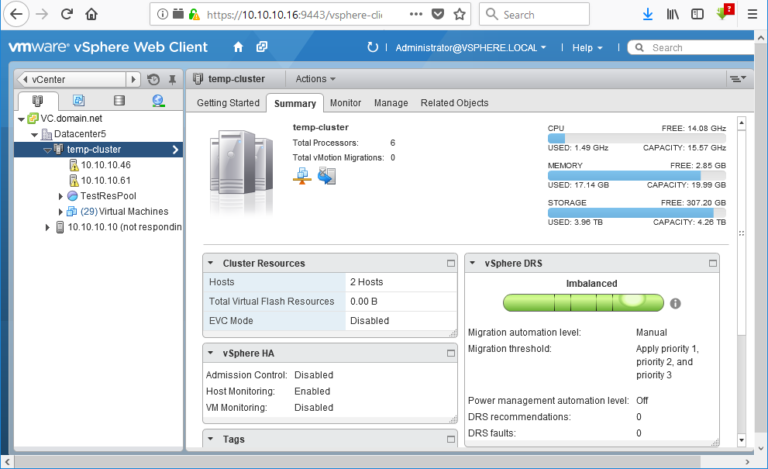 Vmware Distributed Resource Scheduler Explained