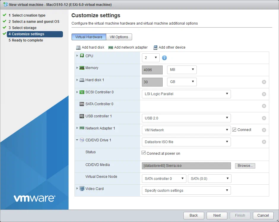 Run Mac OS on VMware ESXi: Complete Walkthrough