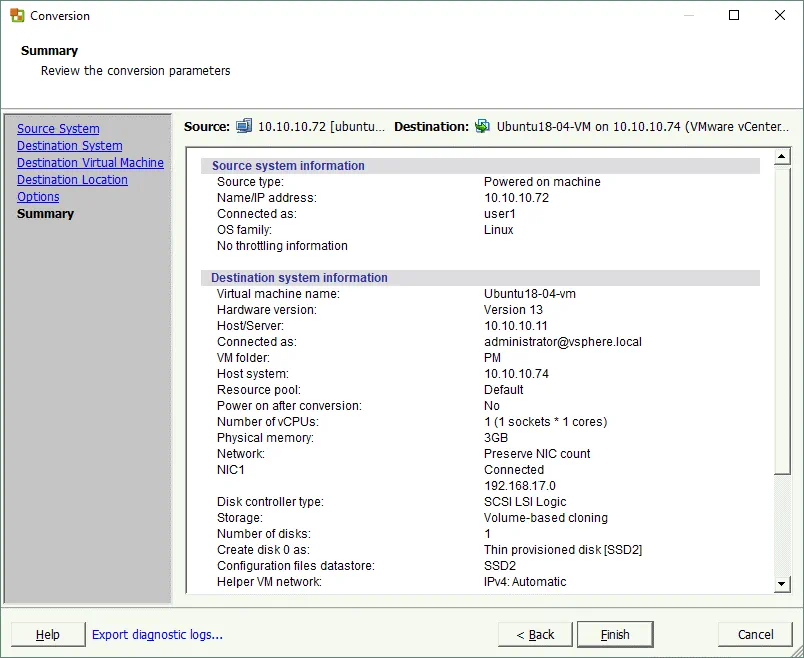 VMware P2V Linux Conversion – The Essential Methods