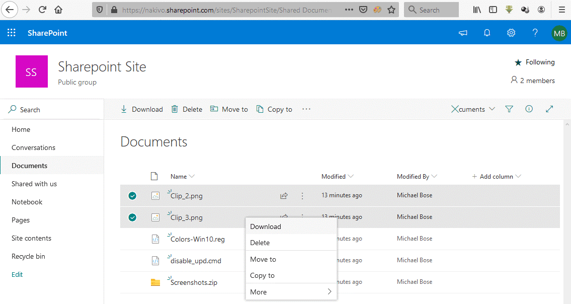 Microsoft Office 365 SharePoint Backup and Recovery: Full Walkthrough