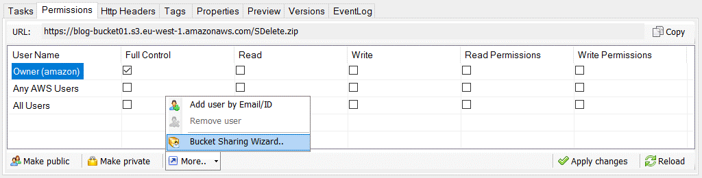 How To Use Amazon S3 Browser for Windows