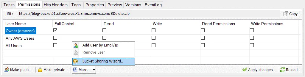 How To Use Amazon S3 Browser for Windows