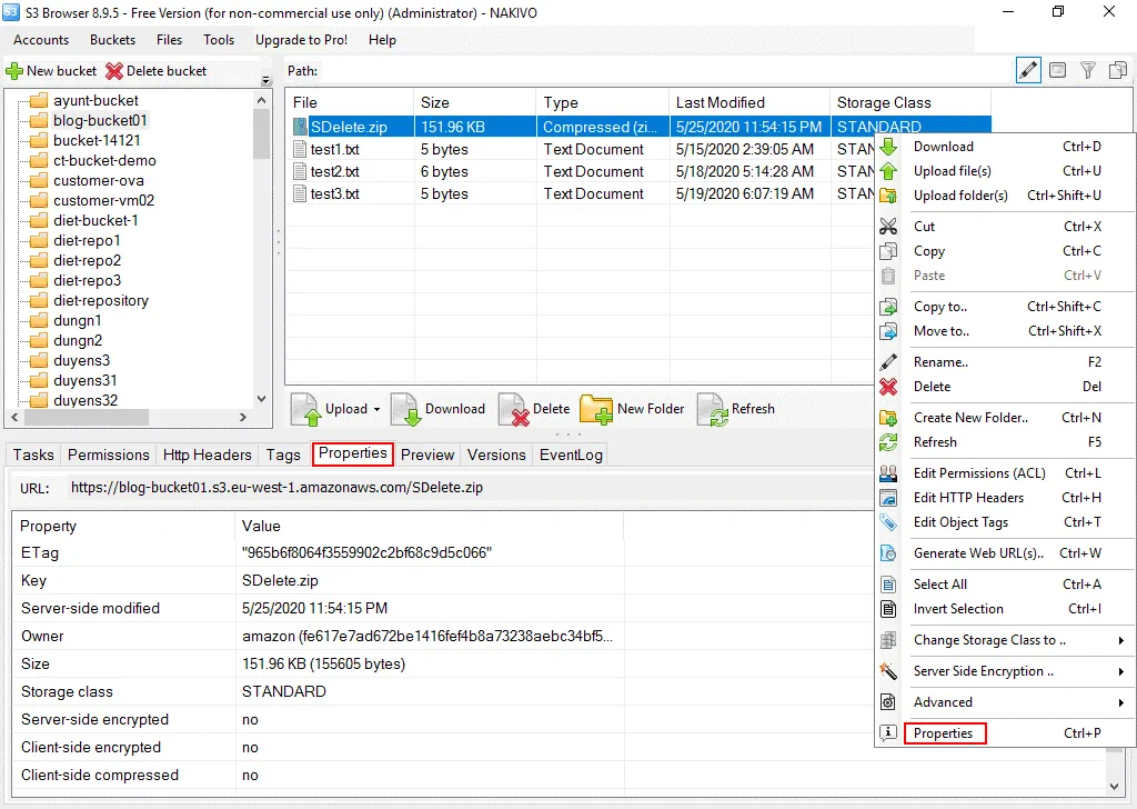 How To Use Amazon S3 Browser for Windows
