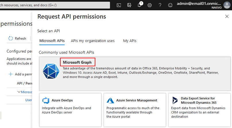 OneDrive for Business Backup with NAKIVO Backup & Replication