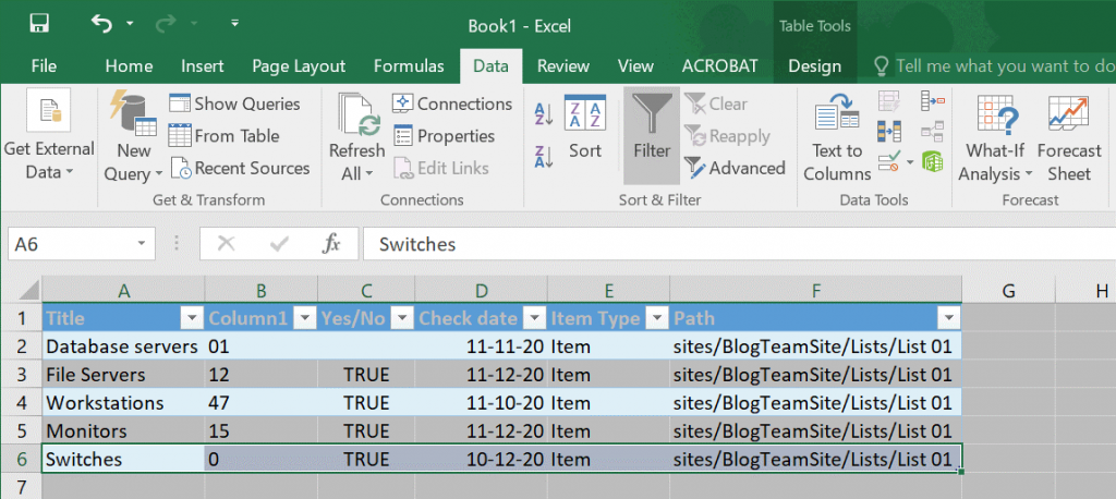Importing And Exporting Data From Sharepoint Online And Excel