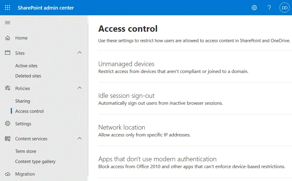 Using a SharePoint Admin Center for SharePoint Central Administration
