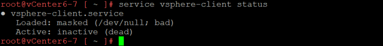 How to Fix the “503 Service Unavailable” Error in vCenter