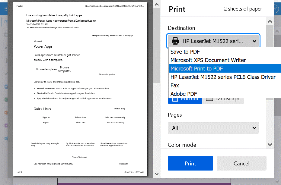 How To Download Emails From Office 365
