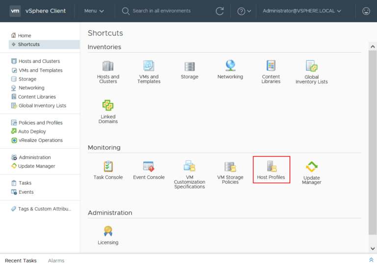 How to Use vSphere Host Profiles