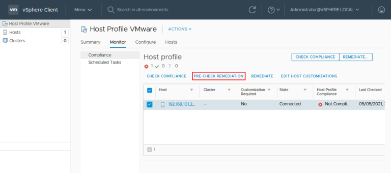 How To Use Vsphere Host Profiles