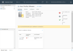 How to Use vSphere Host Profiles