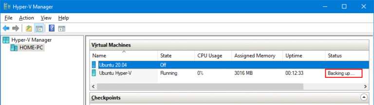How to Fix the Error Hyper-V failed to Change State