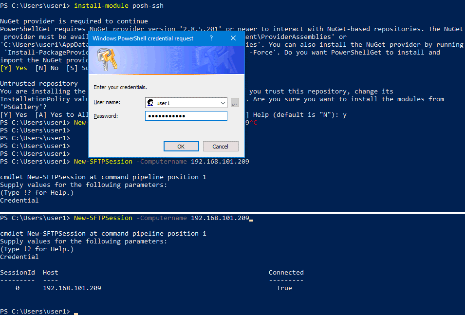 How To Use SFTP In PowerShell With Posh SSH