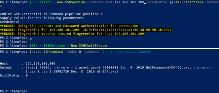How to Use SFTP in PowerShell with Posh-SSH