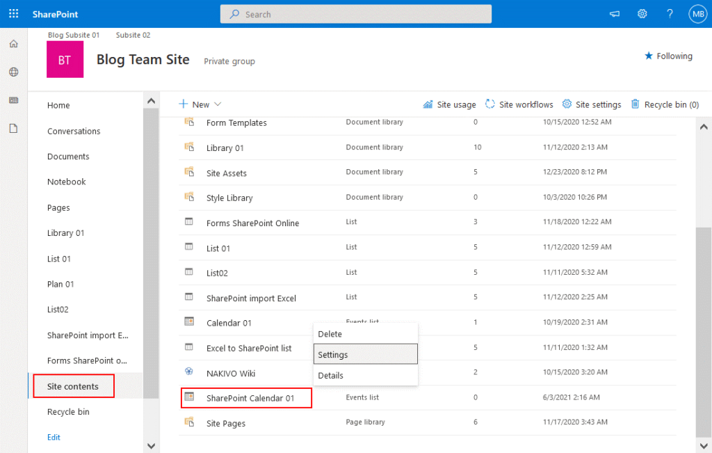 How to Use Сalendar in SharePoint & Outlook for Office 365