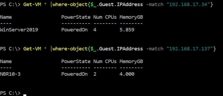 How to Identify a VMware VM Name by IP or MAC address