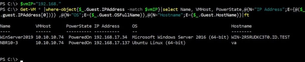 How to Identify a VMware VM Name by IP or MAC address