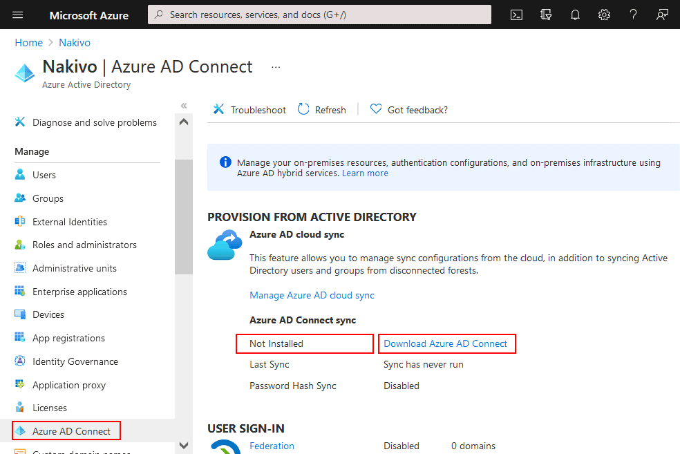 How to Configure Office 365 Active Directory sync in Office 365