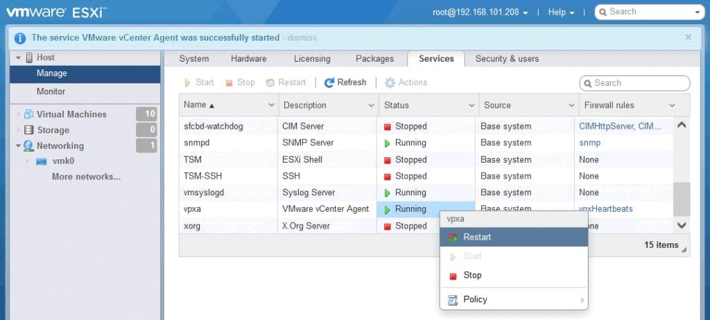 5 Methods to Restart VMware Management Services