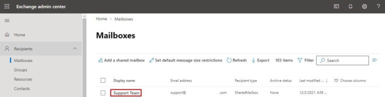 How to Create a Shared Mailbox in Exchange Online