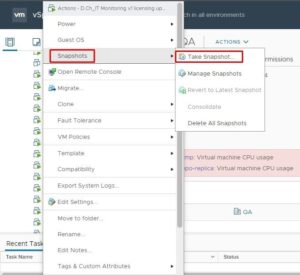 Quiescing for VMware vSphere VMs Explained
