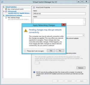 Hyper-V Virtual Switches: Types and Configuration