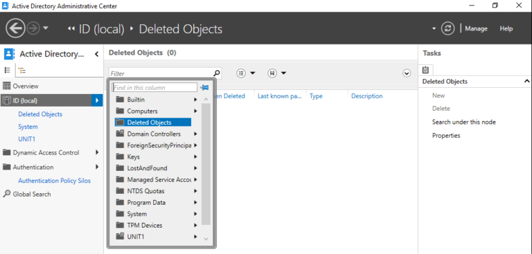 How to Restore Deleted Objects in Active Directory