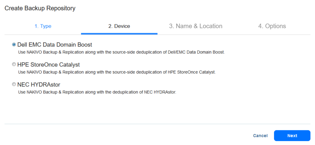 Set Up Dell EMC Data Domain Deduplication for Backups