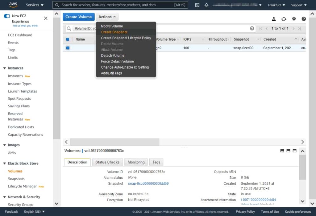 How to Create Snapshot of EC2 Instance for Data Protection
